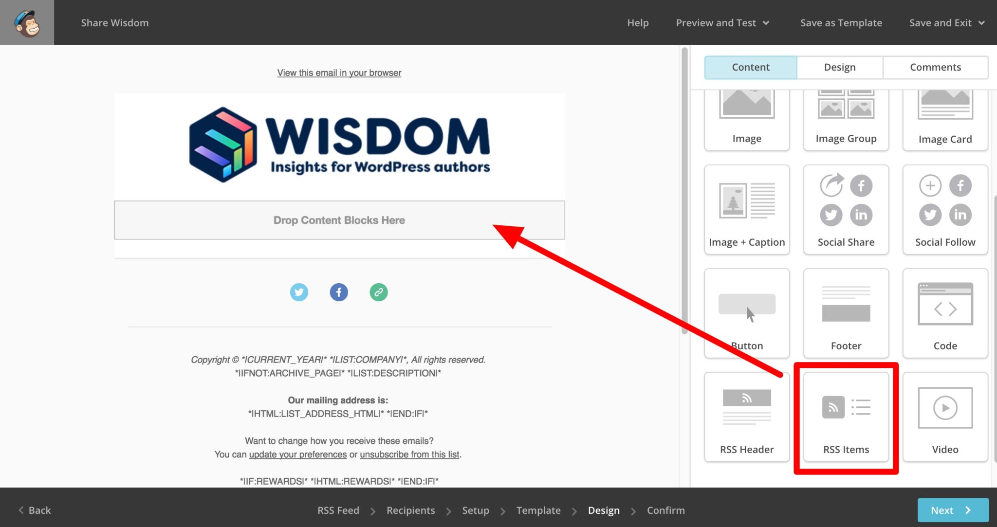 How to automatically send WordPress posts to Mailchimp - Wisdom